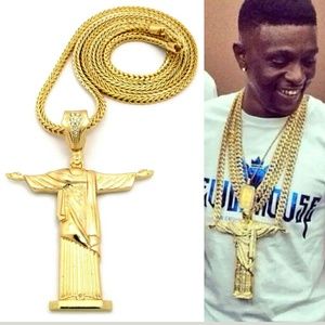 Accessories | Mens Hip Hop Rapper Style Large Jesusthe Redeem | Poshmark